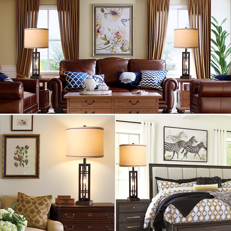 Hokku Designs Devion Metal Table Lamp | Wayfair